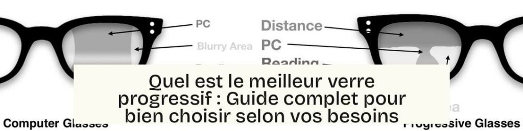 Quel est le meilleur verre progressif : Guide complet pour bien choisir ...